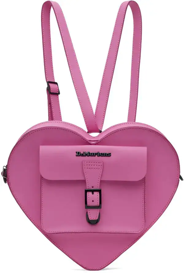 Dr. Martens Pink Heart Backpack In Thrift Pink Kiev & T - 20